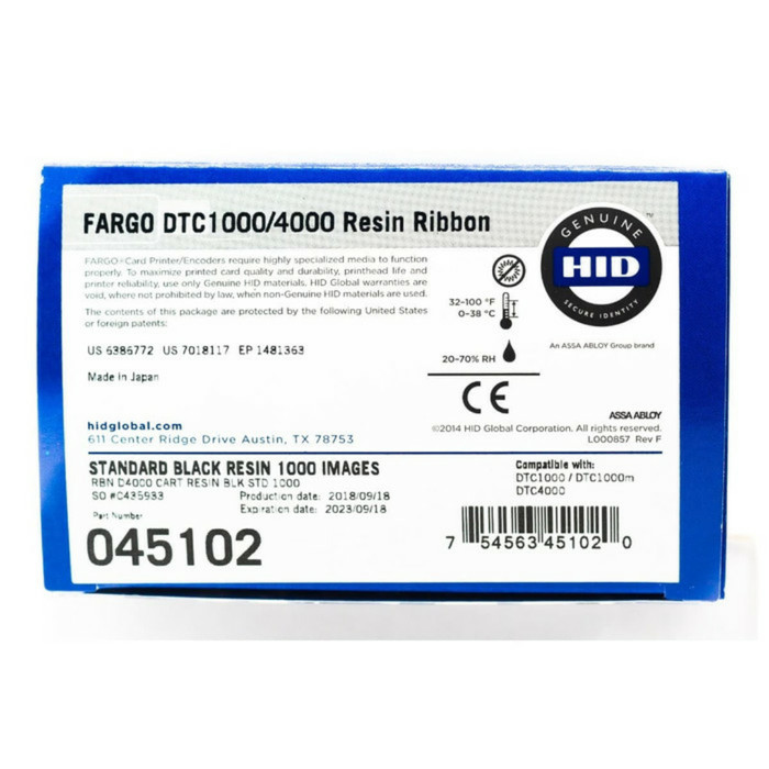 Jual Ribbon tinta hitam fargo Dtc 1250-DtC 1250E (45102) - Kota Medan ...