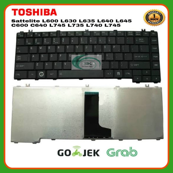 Jual Keyboard Toshiba Satellite L600 L630 L635 L640 L645 L645D L745D ...