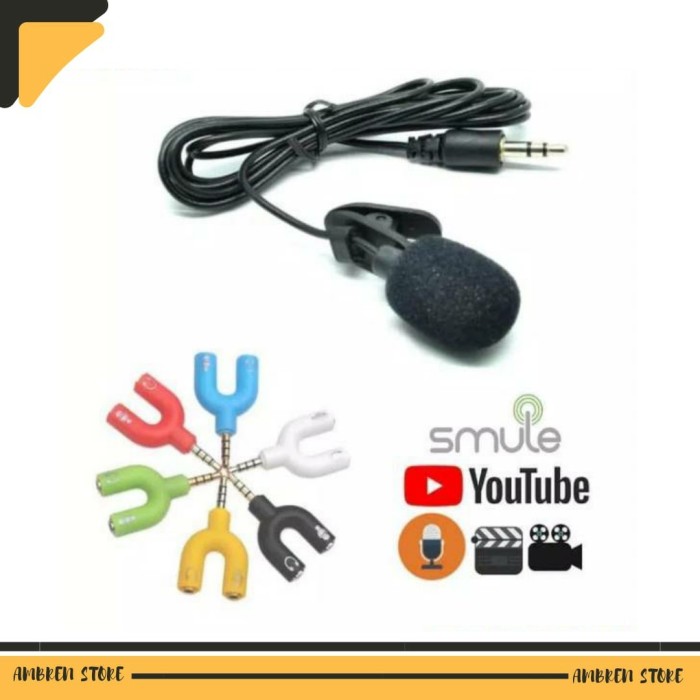 Jual Paket Youtuber Vlog Vlogger Smule Alat Rekam Rekaman - Mic Clip on ...