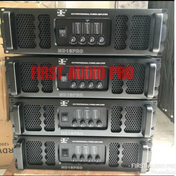 Jual Power Amplifier RDW ND18PRO / ND18 PRO / ND 18PRO ORIGINAL 4 ...