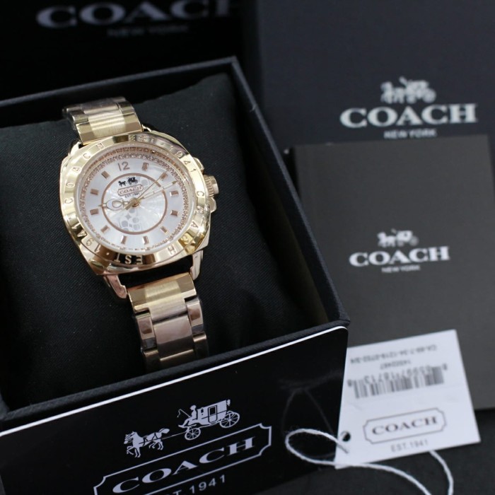 Jual Jam Tangan Wanita Original Coach Fullset Cocok Untuk Kado - Kota ...