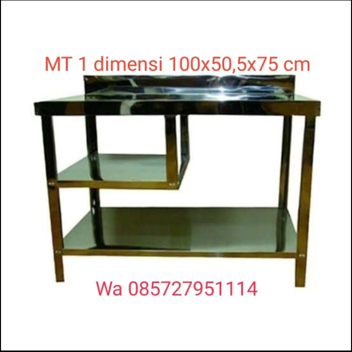 Jual meja stainless dapur MT 1 - Kota Semarang - Dapurku Kinclong ...
