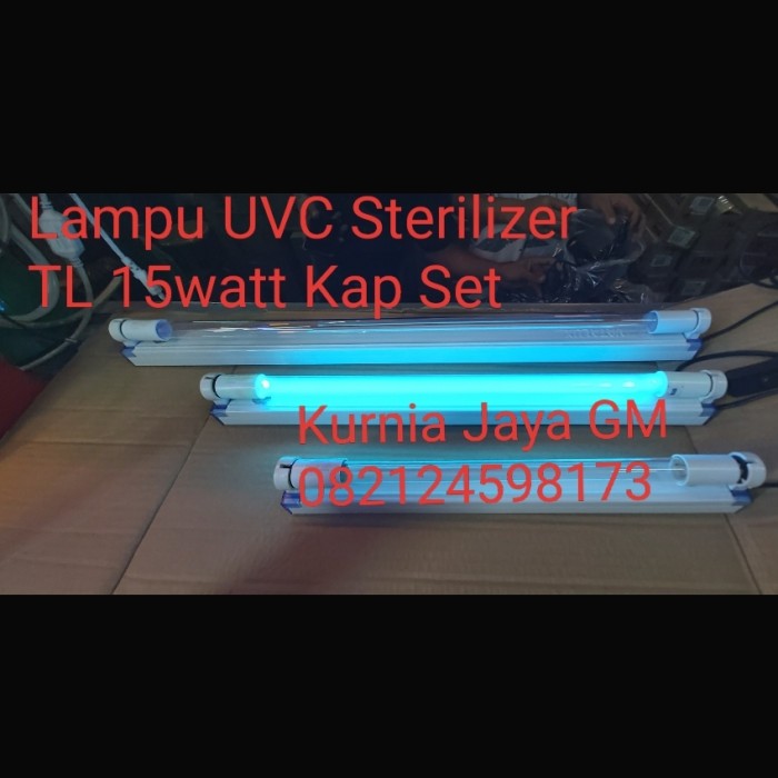 Jual Lampu UVC Sterilizer 15 watt T6 / UV Germicidal Disinfectan KAP SET - Jakarta Barat ...