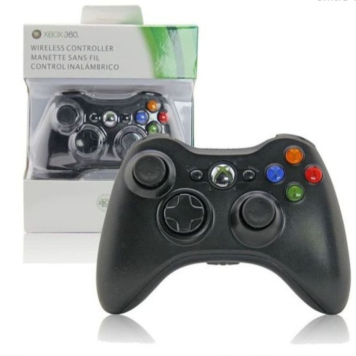 Jual Stick Xbox 360 PC Plus Reciever Original Wireless Hitam - Jakarta ...