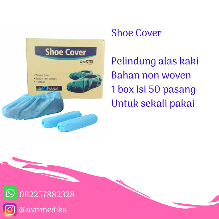 Jual onemed shoe cover alas sepatu alas sandal non woven 50psg - Kota ...