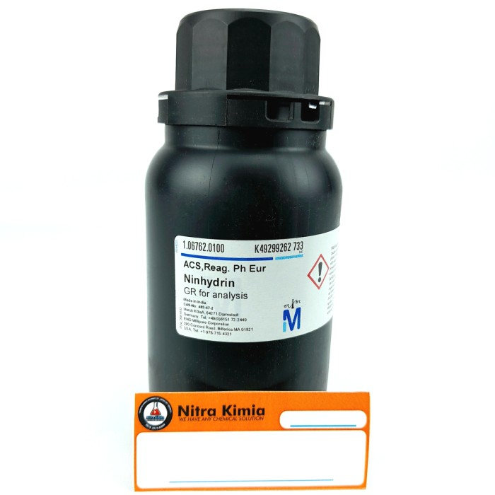 Jual Ninhydrin Merck/Ninhidrin - Kab. Bantul - nitrakimia | Tokopedia