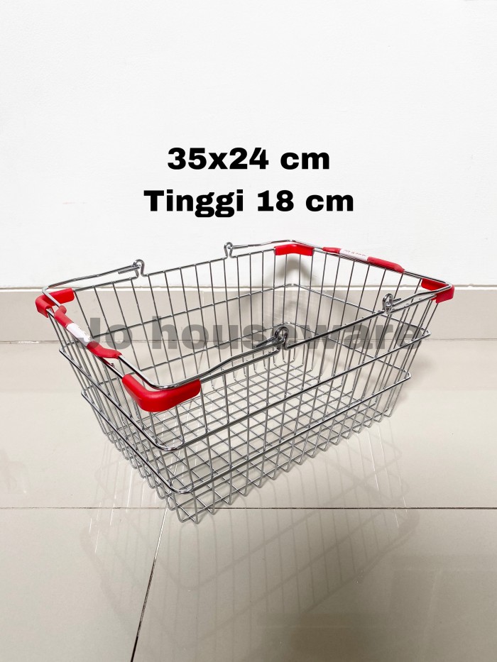 Jual Keranjang belanja supermarket unik stainless steel anti karat A97 ...