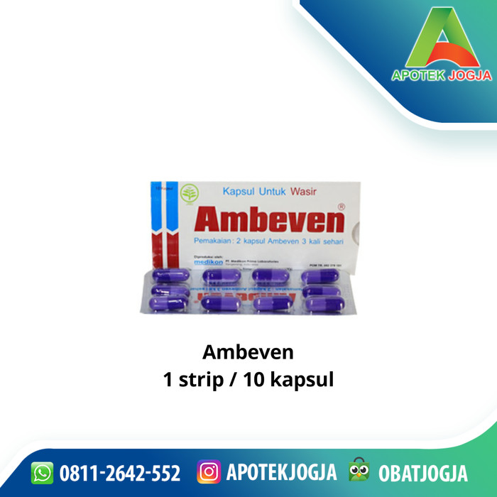Jual AMBEVEN KAPSUL - OBAT WASIR / AMBEIEN/ AMBEYEN / HEMOROID - Kota ...