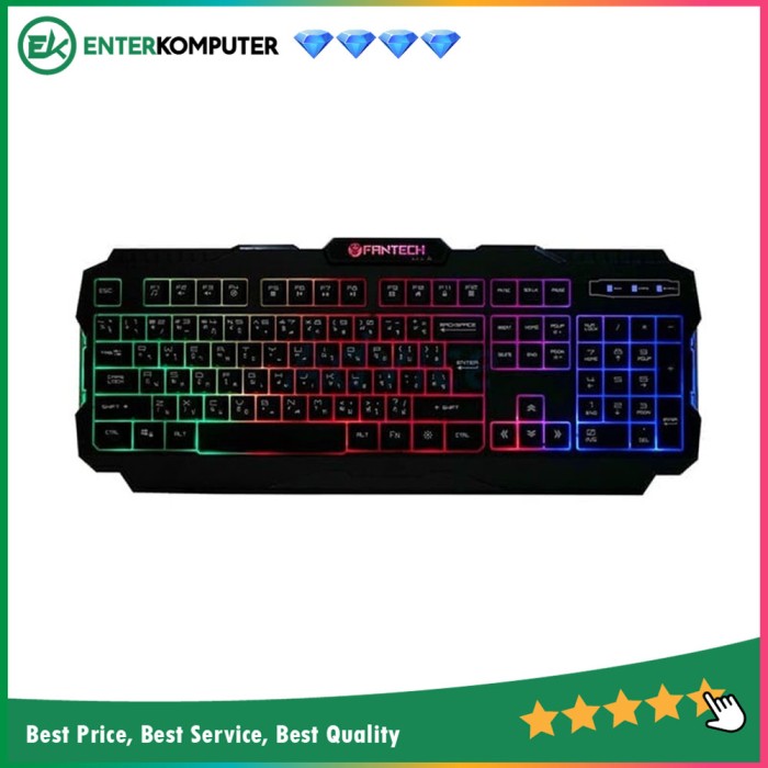 Fantech Hunter Pro K511 Rainbow Backlight Gaming Keyboard ...