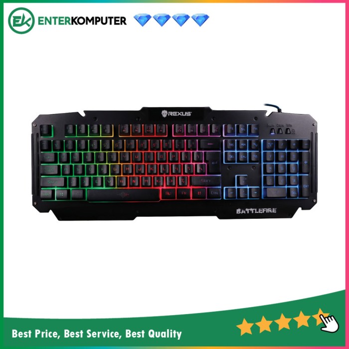 Rexus Keyboard Gaming Rexus K9D Battlefire - Enterkomputer Jual Beli ...