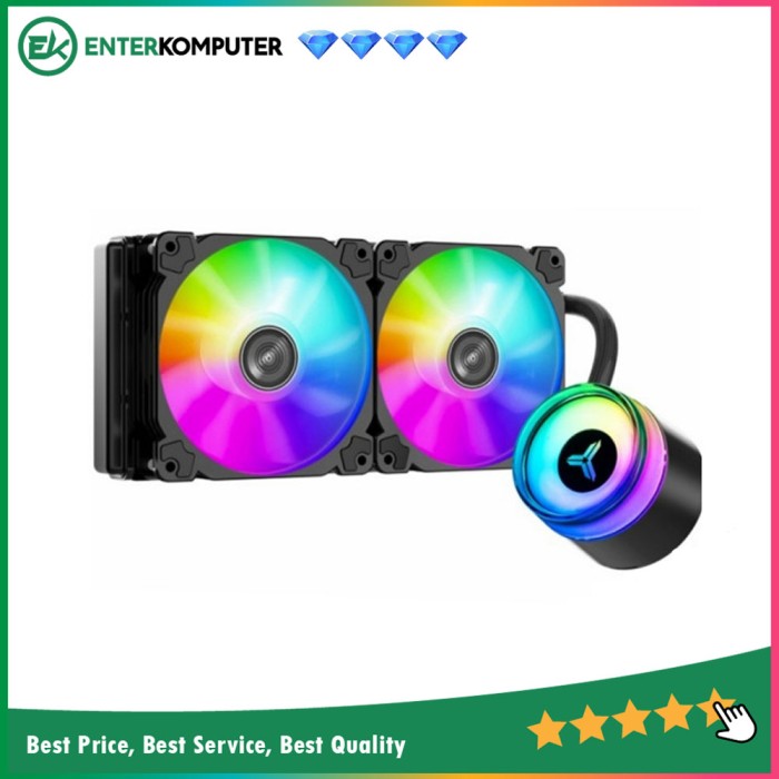 Jonsbo Shadow TW4-240 ARGB Liquid Cooler - Enterkomputer Jual Beli ...