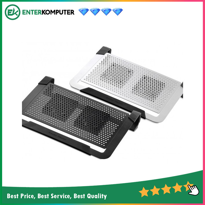 Cooler Master Notepal U2 PLUS with 2 Fan BLACK / SILVER - Enterkomputer ...