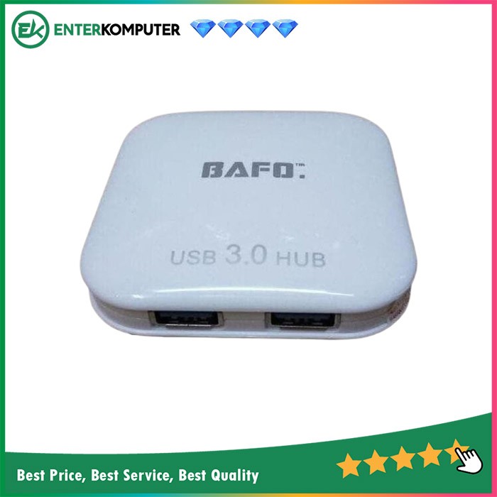 Bafo USB HUB 4 Port USB 3.0 + Adaptor - BF-700 - Enterkomputer Jual ...