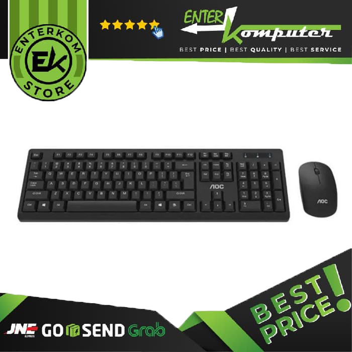 AOC Keyboard + Mouse Wireless KM210 - Enterkomputer Jual Beli Online ...