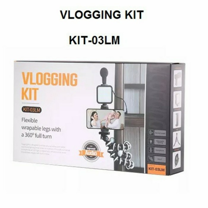 FLEXIBLE WRAPABLE LEGS WITH A 360 FULL TURN - VLOGGING KIT KIT-03LM ...