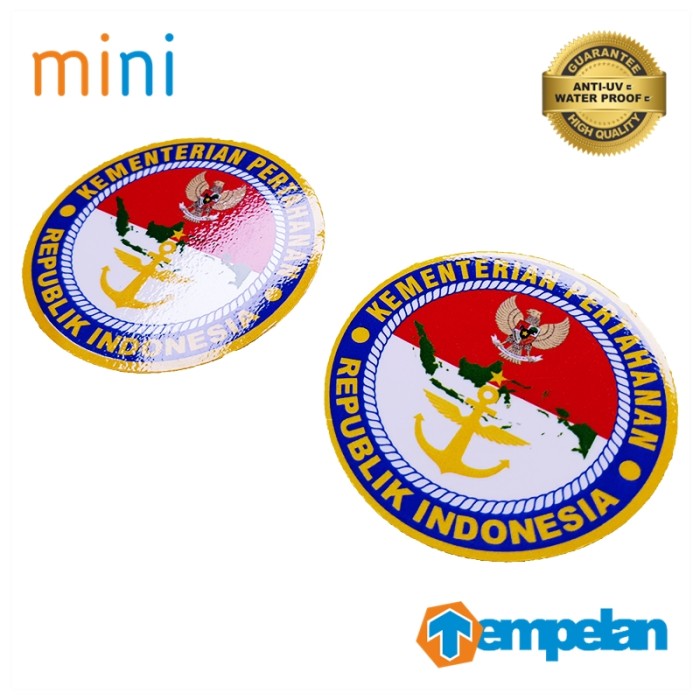 STIKER MINI KEMENTERIAN PERTAHANAN KEMHAN RI | Lazada Indonesia