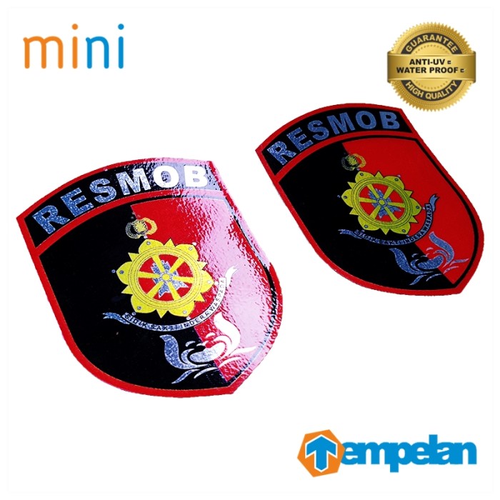 STIKER MINI PREMIUM RESMOB POLRI | Lazada Indonesia