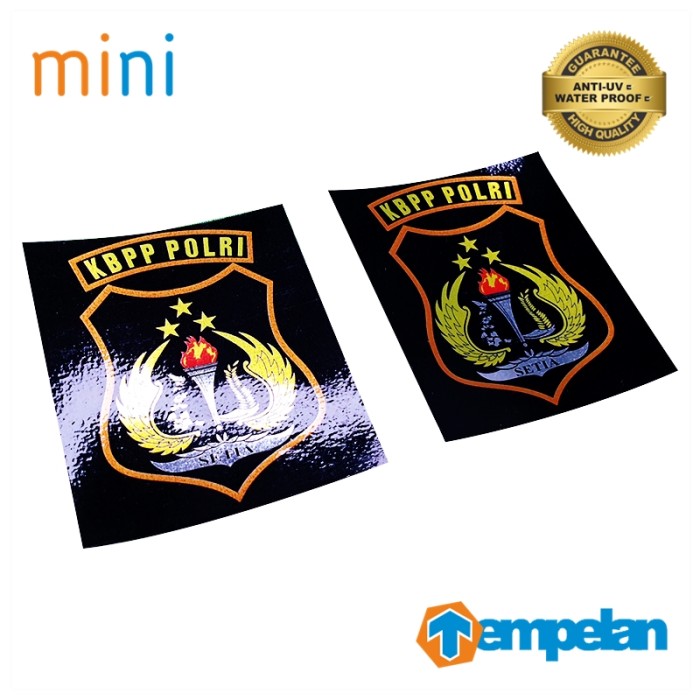 STIKER MINI PREMIUM KBPP POLRI | Lazada Indonesia