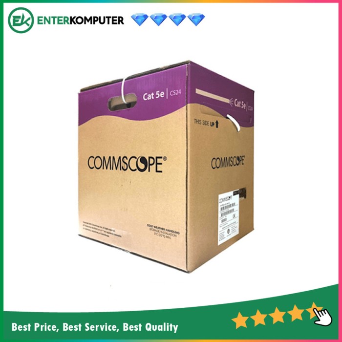 CommScope Cable UTP Cat.5e (602195902) - Enterkomputer Jual Beli Online ...