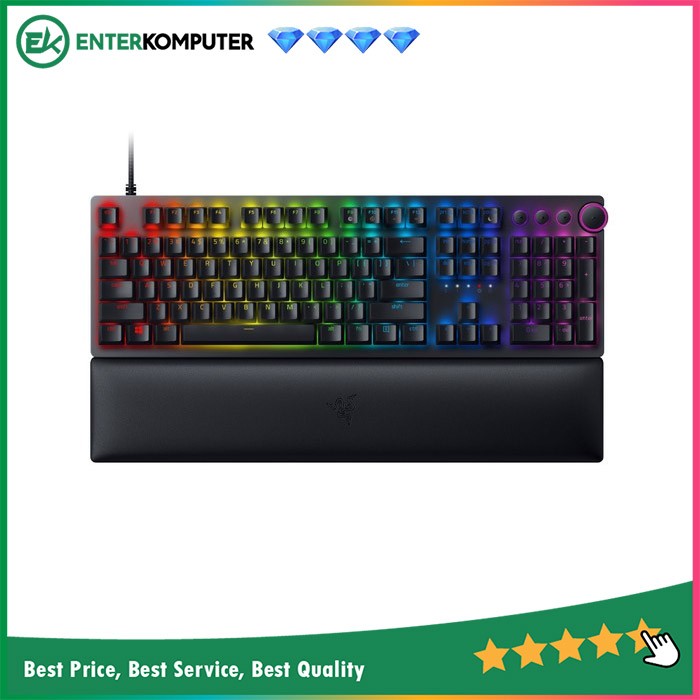 Razer Huntsman V2 - Optical Gaming Keyboard (Clicky Optical Purple ...