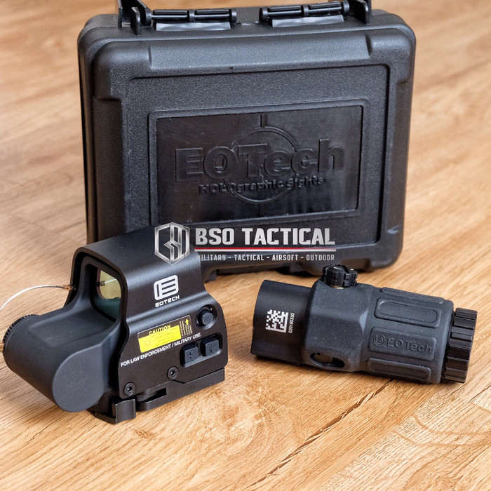 Jual Tactical Holosight EOTECH Style EXPS3 & G33 3x Magnifier Airsoft ...