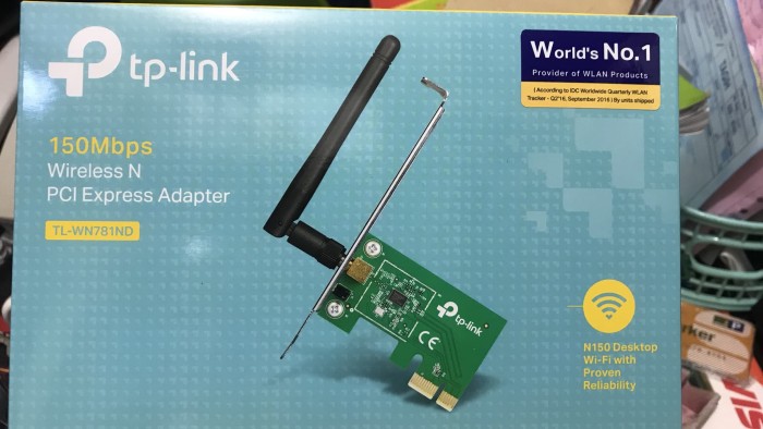 Jual PCI Express 781ND WIFI CARD TP-LINK 150Mbps - Kota Bandung ...