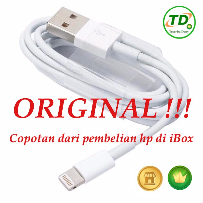Jual Kabel Data iPhone Original / Kabel Charge Apple Asli - Kota ...