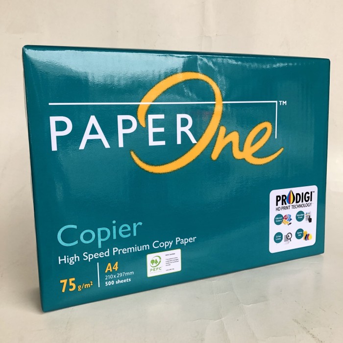 Jual kertas HVS A4 Paper One 75gsm - Kota Bandung - Toko LuShan | Tokopedia