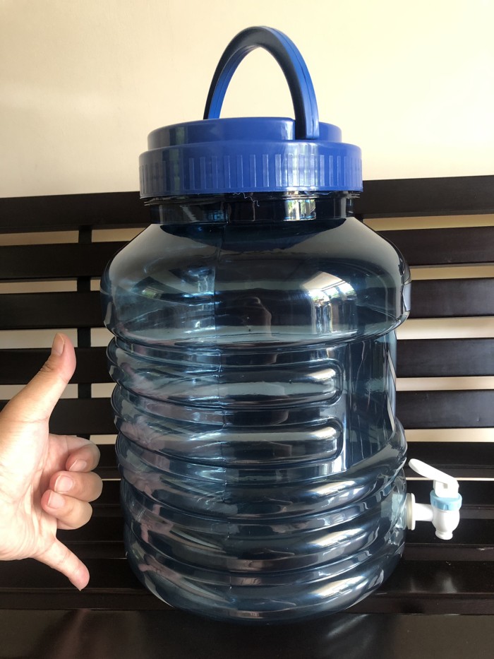 Jual Galon air minum 10 liter / 10L plus tambah keran portable /gallon ...