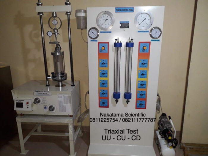 Jual Triaxial Test Digital UU - CU - CD - Kab. Bandung Barat - Nakatama ...