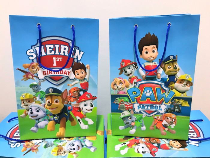 Jual Paper Bag Souvenir Ultah Paw Patrol - Kota Surabaya - ZcasQ ButiQ ...