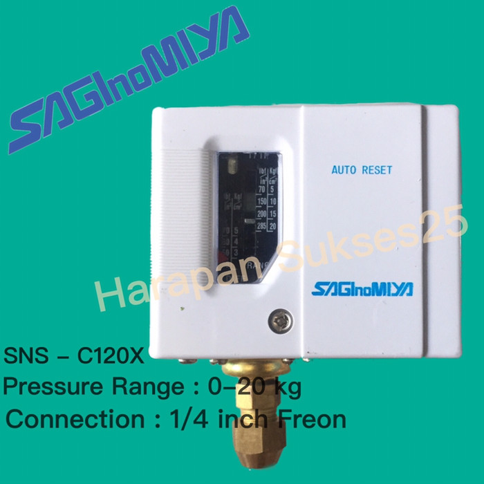 Jual Pressure Switch/Controls SNS-C120X SAGINOMIYA - Jakarta Utara ...