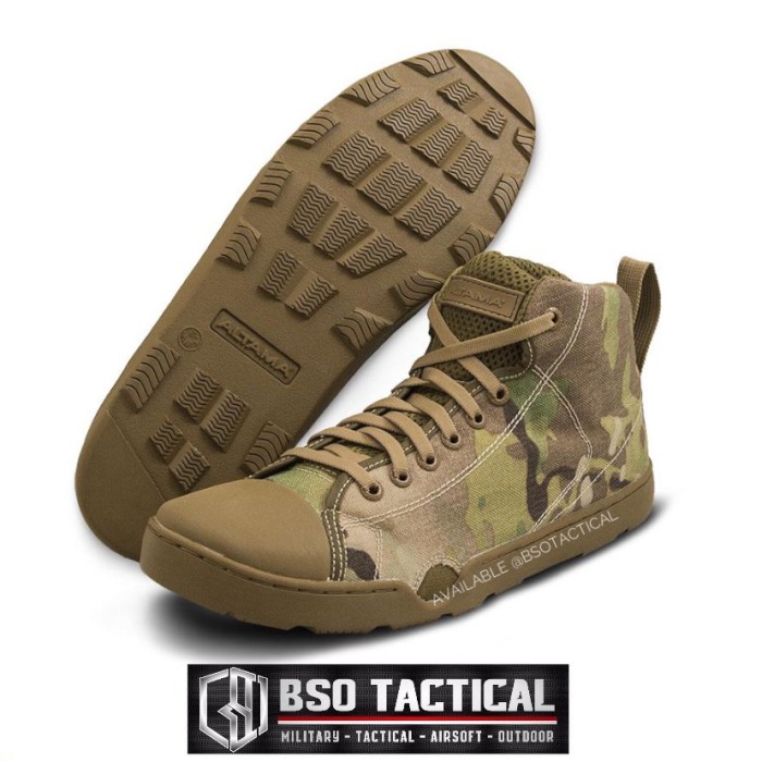Jual Sepatu Tactical Altama Assault Maritime Mid Outdoor Boots Original ...