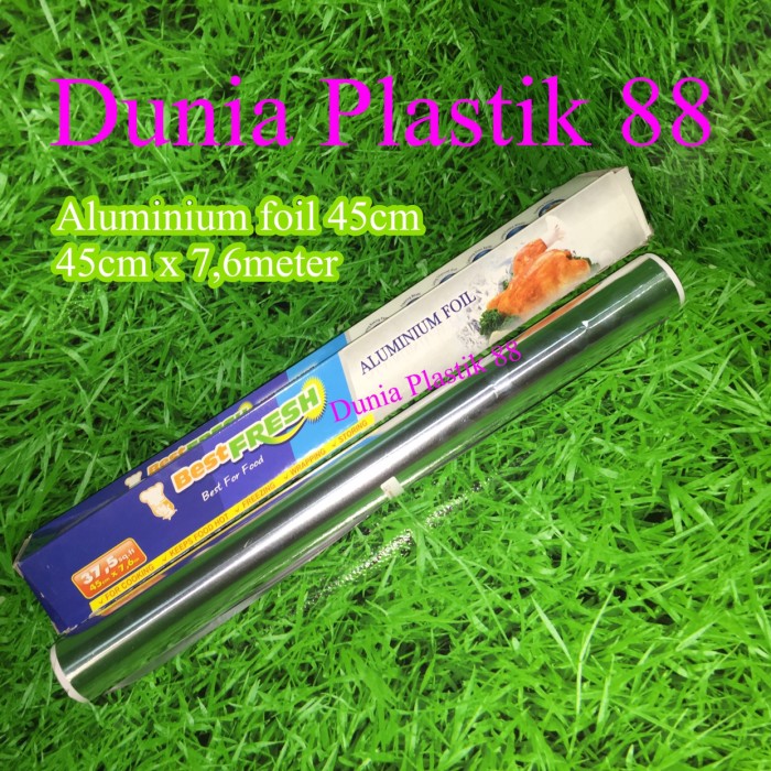 Jual 45CM x 7,6M aluminium FOIL roll aluminum kertas timah for food ...