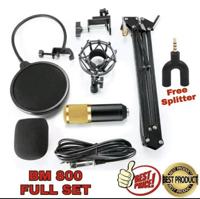 Jual Mic Condenser BM800 BM 800 Full Set - Kota Bandung - metro store ...