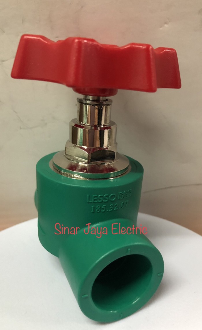 Jual Gate Valve PPR Uk 3/4” (25MM) Merk Lesso - Jakarta Barat - Sinar ...
