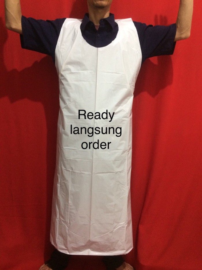 Jual Ready / Apron Plastik / Celemek plastik / Apron medis - Kota ...