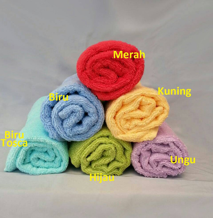 Jual Handuk merah putih 50x100 cm / Handuk Mandi / Handuk Bayi / Towel ...