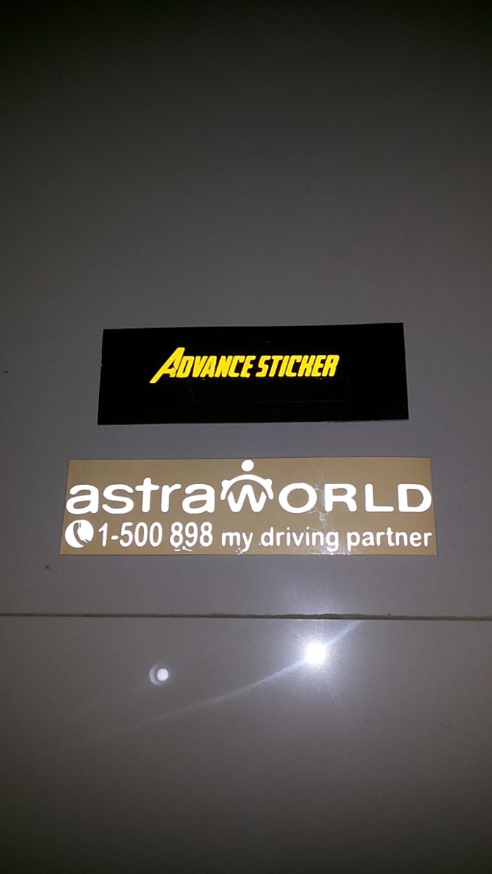 Jual (stiker) sticker mobil logo astra world - Kab. Sidoarjo - advance ...