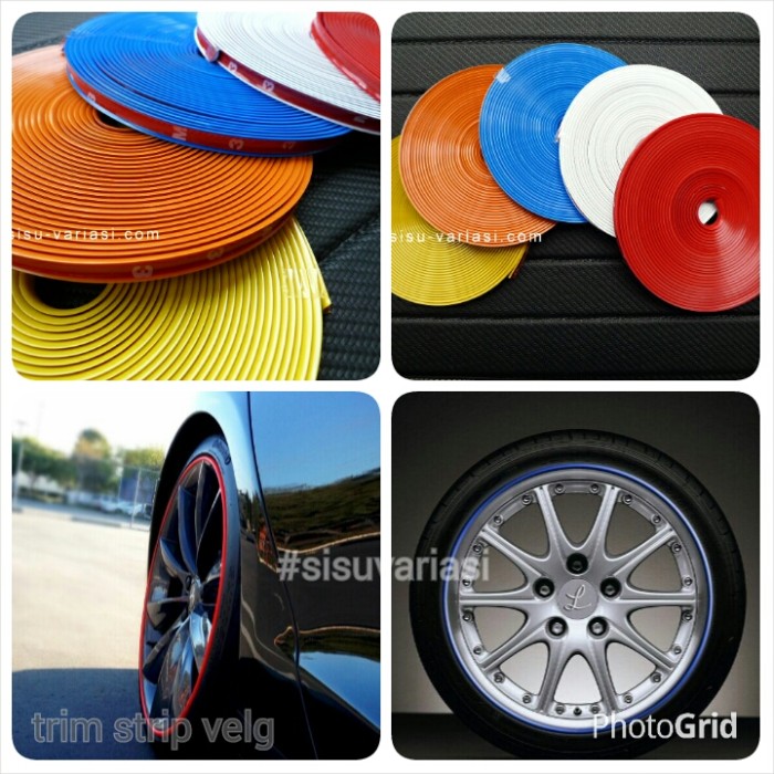 Jual Trim Strip / List Velg Mobil Warna Warni - Kota Bandung - Sisu ...