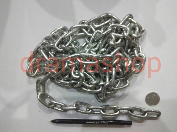 Jual Rantai Besi, Rantai pagar 5mm panjang 50cm / 0,5m - Jakarta Timur ...