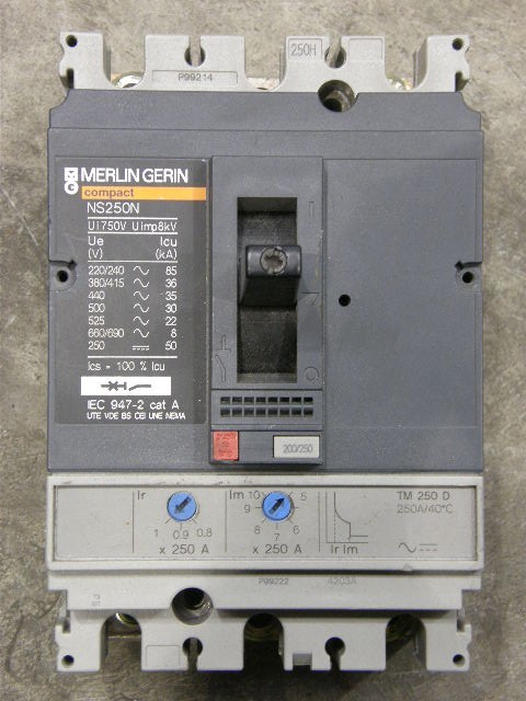 Jual MCCB NS250N 250A 3P Merlin Gerin - surgearresterobo | Tokopedia
