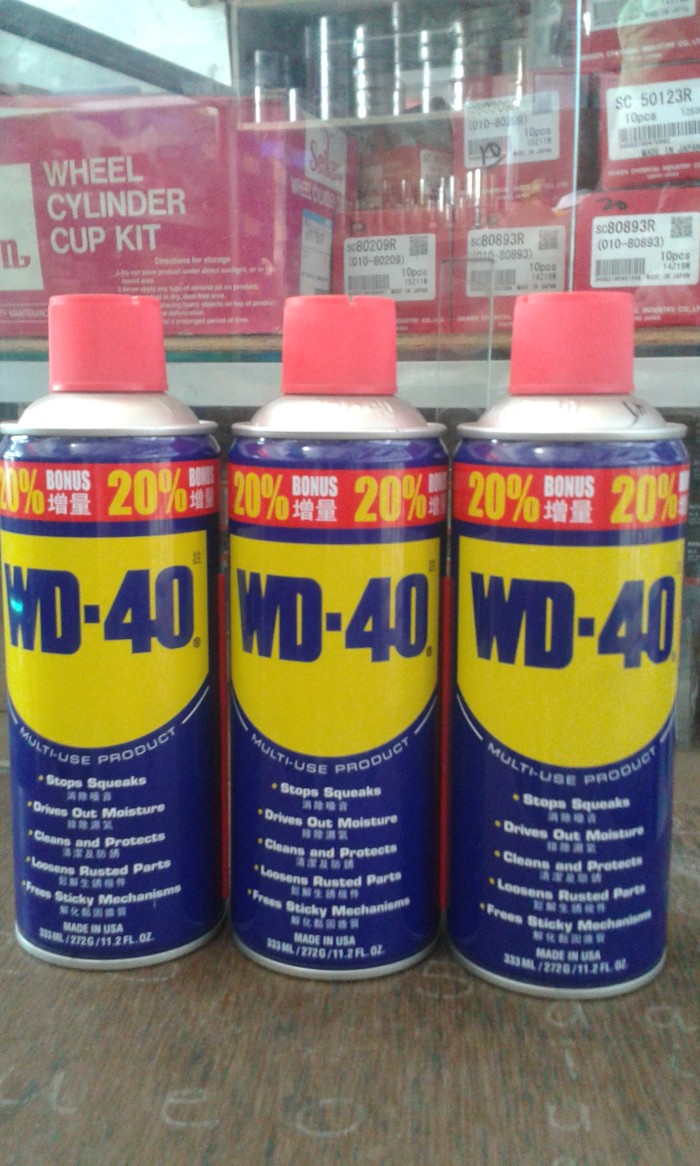 Jual WD-40 / WD 40 / WD40 Anti Karat 333ml / 272 Gr/ 11.2 FL. OZ. USA ...