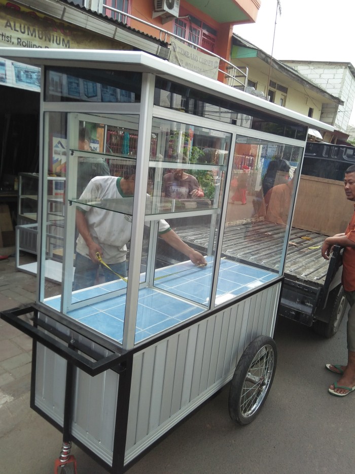 Jual gerobak alumunium,gerobak gorengan,gerobak serbaguna,roda gerobak ...