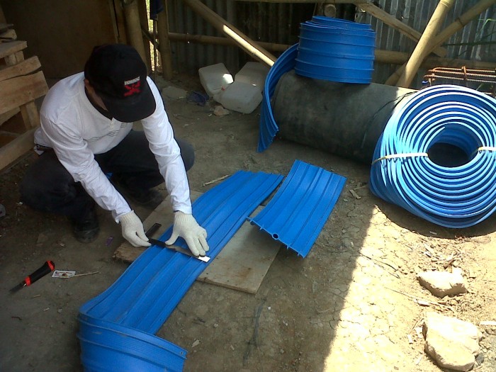 Jual Waterstop PVC, Supercast Watafoil 200, 15 m/roll, 25 kg/roll ex ...