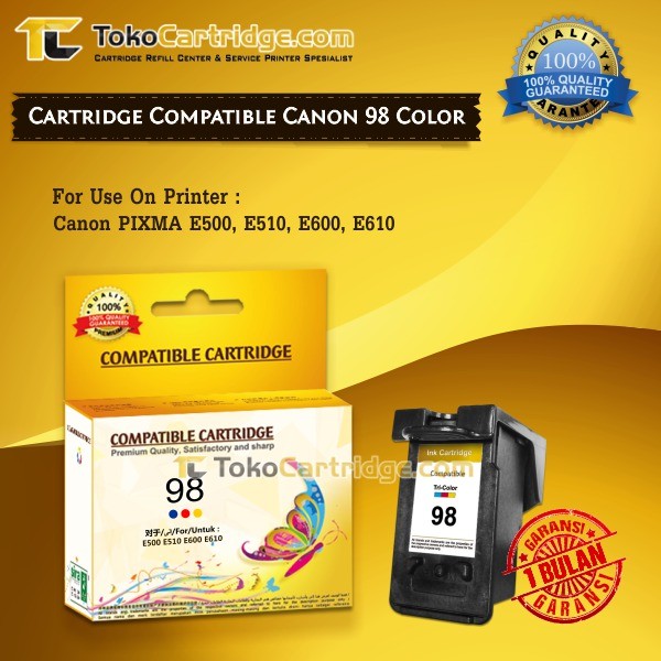 Jual Cartridge Canon CL98 CL 98 CL-98 Color Canon E500 E510 Catridge 98 ...