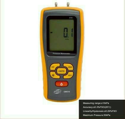 Jual Alat Pengukur Tekanan Udara Gas Manometer Digital Pressure Gauge ...