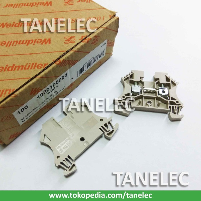 Jual WDU 4 Terminal Block - Weidmuller - Jakarta Pusat - Tanelec ...