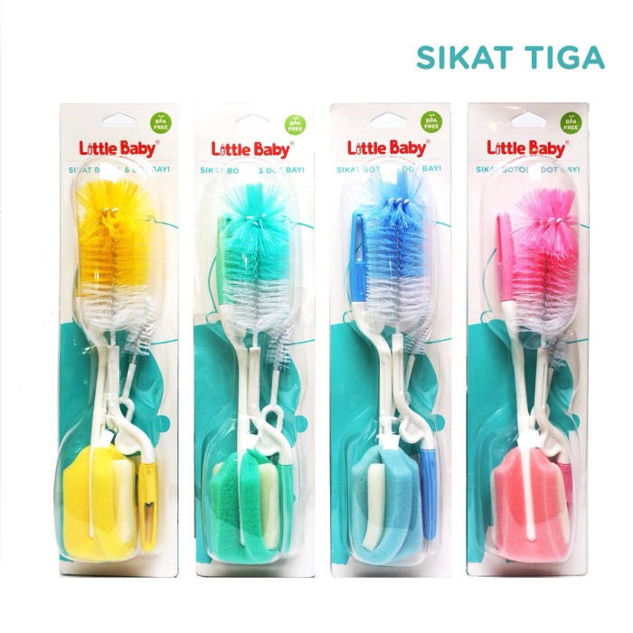 Jual Little Baby Sikat Botol & Dot Bayi Isi 3 - Tangerang - Valery Baby ...