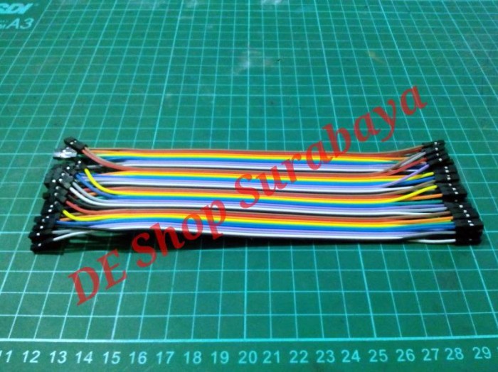 Jual Kabel Jumper Female to Female 40pin 20cm Arduino - Kota Surabaya ...